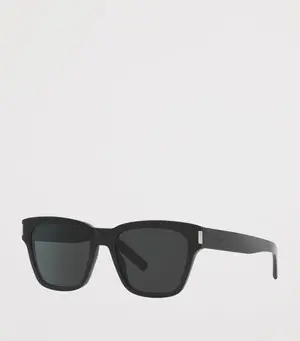 Saint Laurent Acetate Pillow Rectangle Sunglasses
