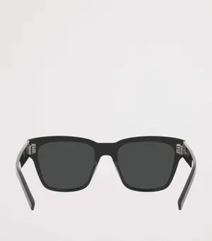 Saint Laurent Acetate Pillow Rectangle Sunglasses