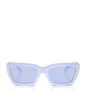 Tiffany & Co. Acetate Rectangular Sunglasses - Purple