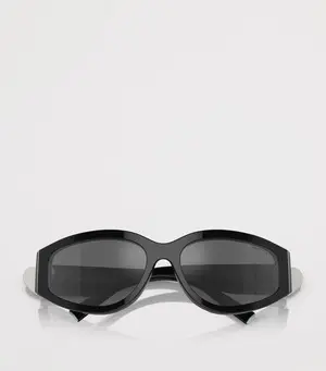 Tiffany & Co. Acetate Tf4217 Irregular Sunglasses - Black