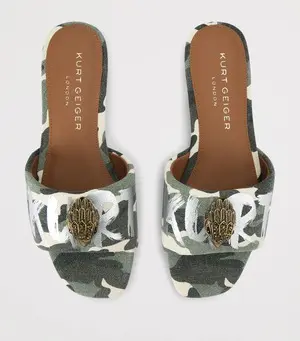 Kurt Geiger Camouflage Kensington Sandals - Green