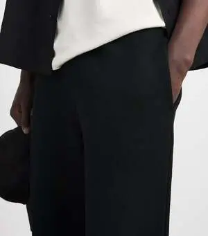 AMI Paris Cotton De Coeur Sweatpants - Black