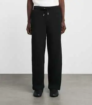AMI Paris Cotton De Coeur Sweatpants - Black