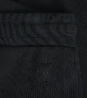 AMI Paris Cotton De Coeur Sweatpants - Black