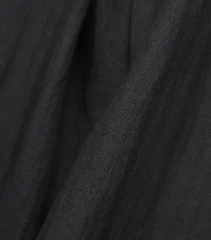 Our Legacy Linen-blend Wide-leg Leisure Trousers - Black