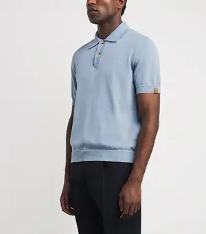 Jacob Cohen Brushed Cotton Polo Shirt