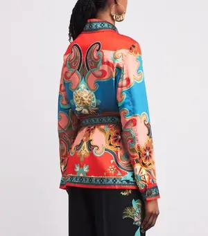 Etro Paisley Belted Overshirt