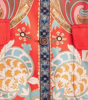 Etro Paisley Belted Overshirt
