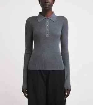 Almada Label Wool-silk-cashmere Jules Top