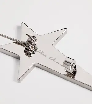 Rick Owens Pentagram Lapel Pin