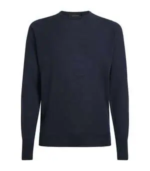 ALAN SCOTT Superfine Merino Wool Crew Neck Sweater