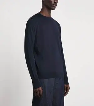 ALAN SCOTT Superfine Merino Wool Crew Neck Sweater