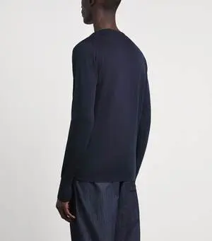 ALAN SCOTT Superfine Merino Wool Crew Neck Sweater