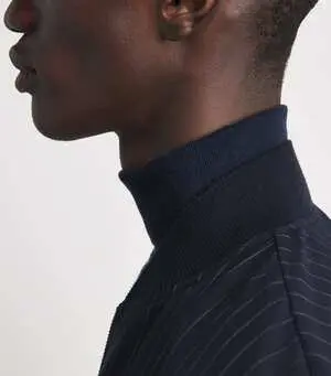 ALAN SCOTT Superfine Merino Wool Rollneck Sweater