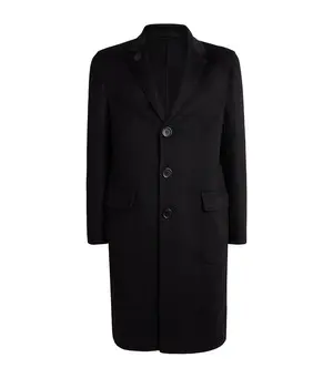 ALAN SCOTT Cashmere-blend Double-face Coat