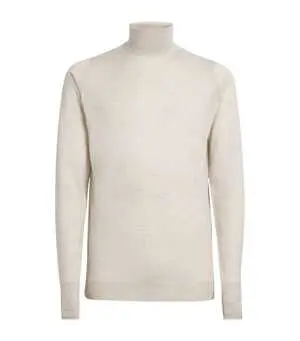 ALAN SCOTT Superfine Merino Wool Rollneck Sweater