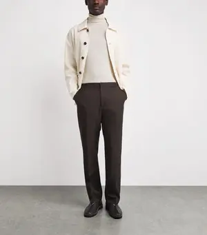 ALAN SCOTT Superfine Merino Wool Rollneck Sweater