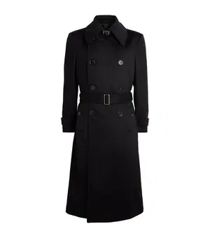 ALAN SCOTT Cashmere-blend Trench Coat