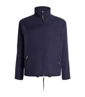 ALAN SCOTT Cashmere-blend Track Sweater