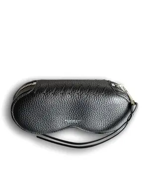 ALAN SCOTT Deerskin Glasses Case - Black