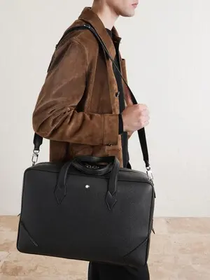 Montblanc Full-grain Leather Weekend Bag