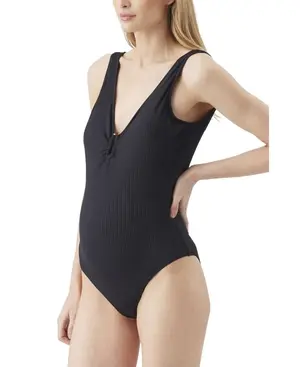 RIPE MATERNITY Havana Rib One Piece