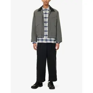 A.PRESSE Cotton And Silk-blend Jacket
