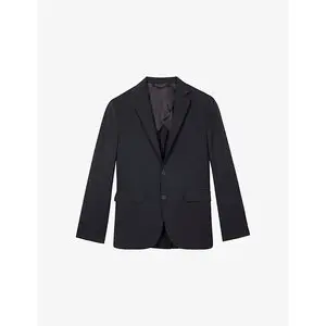 The Kooples Notch-lapel Relaxed-fit Wool Blazer