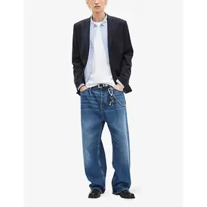 The Kooples Notch-lapel Relaxed-fit Wool Blazer