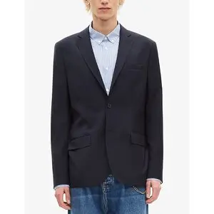 The Kooples Notch-lapel Relaxed-fit Wool Blazer