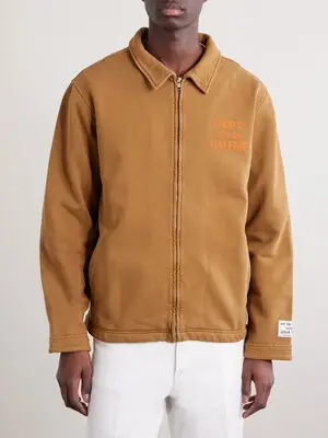 GALLERY DEPT. Montecito Logo-print Jacket - Brown