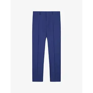 The Kooples Slim-leg Wool Trousers With Centre Crease