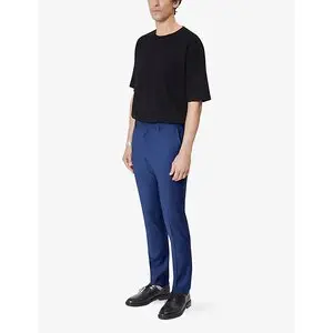 The Kooples Slim-leg Wool Trousers With Centre Crease