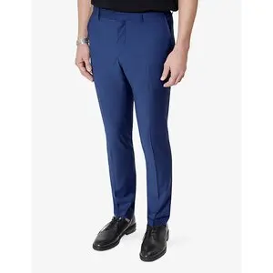The Kooples Slim-leg Wool Trousers With Centre Crease