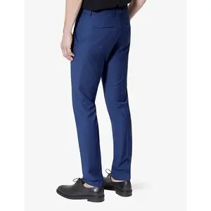 The Kooples Slim-leg Wool Trousers With Centre Crease