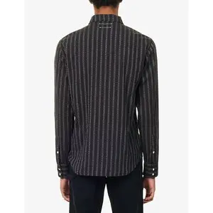 AUSTIN POST Western Striped Cotton Shirt