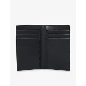 Smythson Panama Six-slot Leather Card Holder - Navy