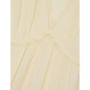 The Kooples V-neck Ruffle-trim Woven Mini Dress