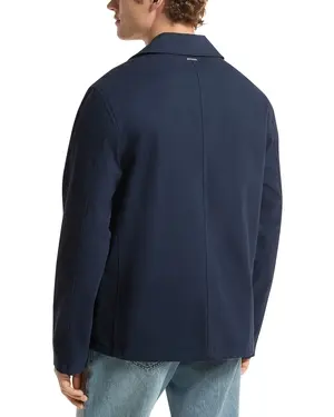 Michael Kors Cotton Linen Chore Jacket - Midnight