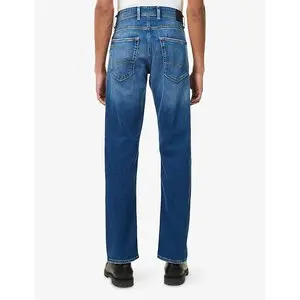 REPLAY Grover Straight-fit Stretch-denim Jeans