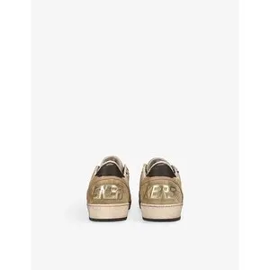 GOLDEN GOOSE Ball Star Suede Trainers - Beige Oth
