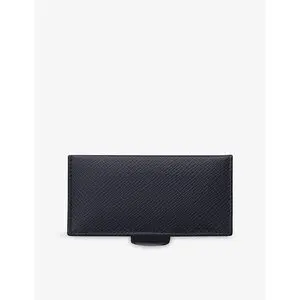 Smythson Panama Small Leather Cufflink Box 11cm