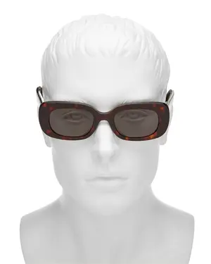 Celine 51mm Square Sunglasses - Havana/gray Solid