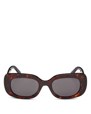 Celine 51mm Square Sunglasses - Havana/gray Solid