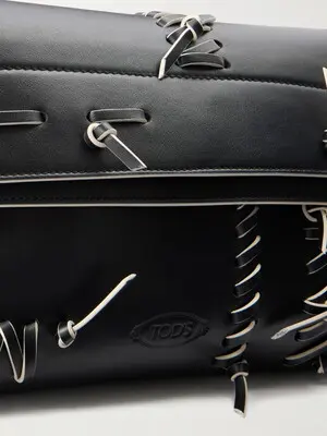TOD'S Woven Leather Shoulder Bag