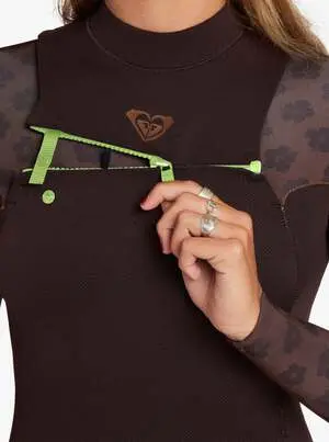 Roxy 3/2mm Elite Chest Zip Fullsuit - Coconut Shell