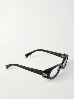 Miu Miu Cat-eye Frame Acetate Optical Glasses