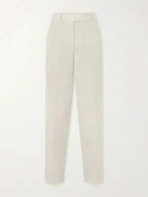 JOSEPH Zen Wool-twill Straight-leg Trousers - Neutrals