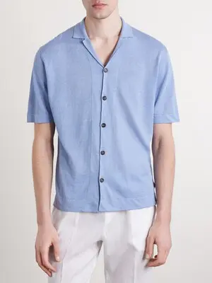 SLOWEAR Incotex Zanone Icelino Polo Shirt - Blue