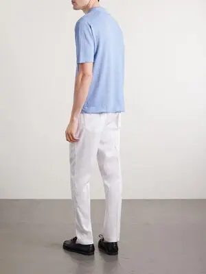 SLOWEAR Incotex Zanone Icelino Polo Shirt - Blue
